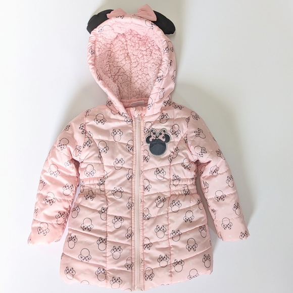 Disney | Jackets & Coats | Minnie Mouse Puffer Coat | Poshmark